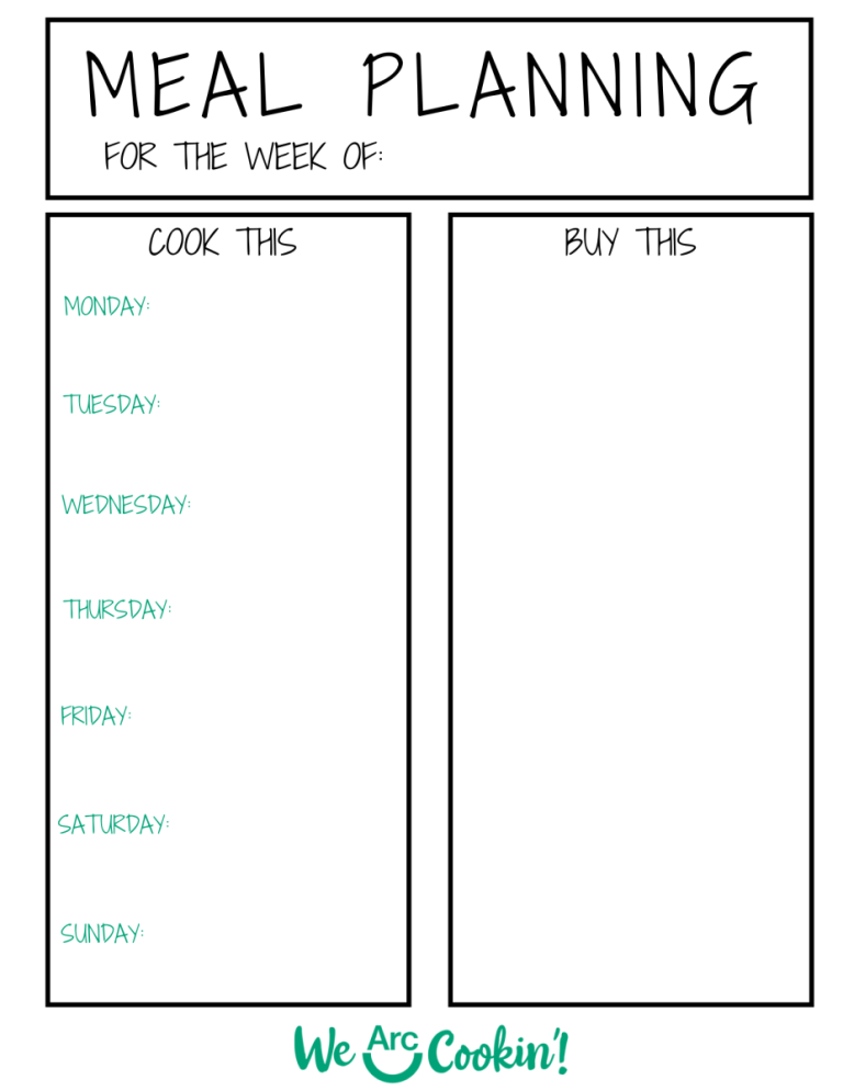 5 Tips for Meal Planning from Arc Culinary - Arc Broward