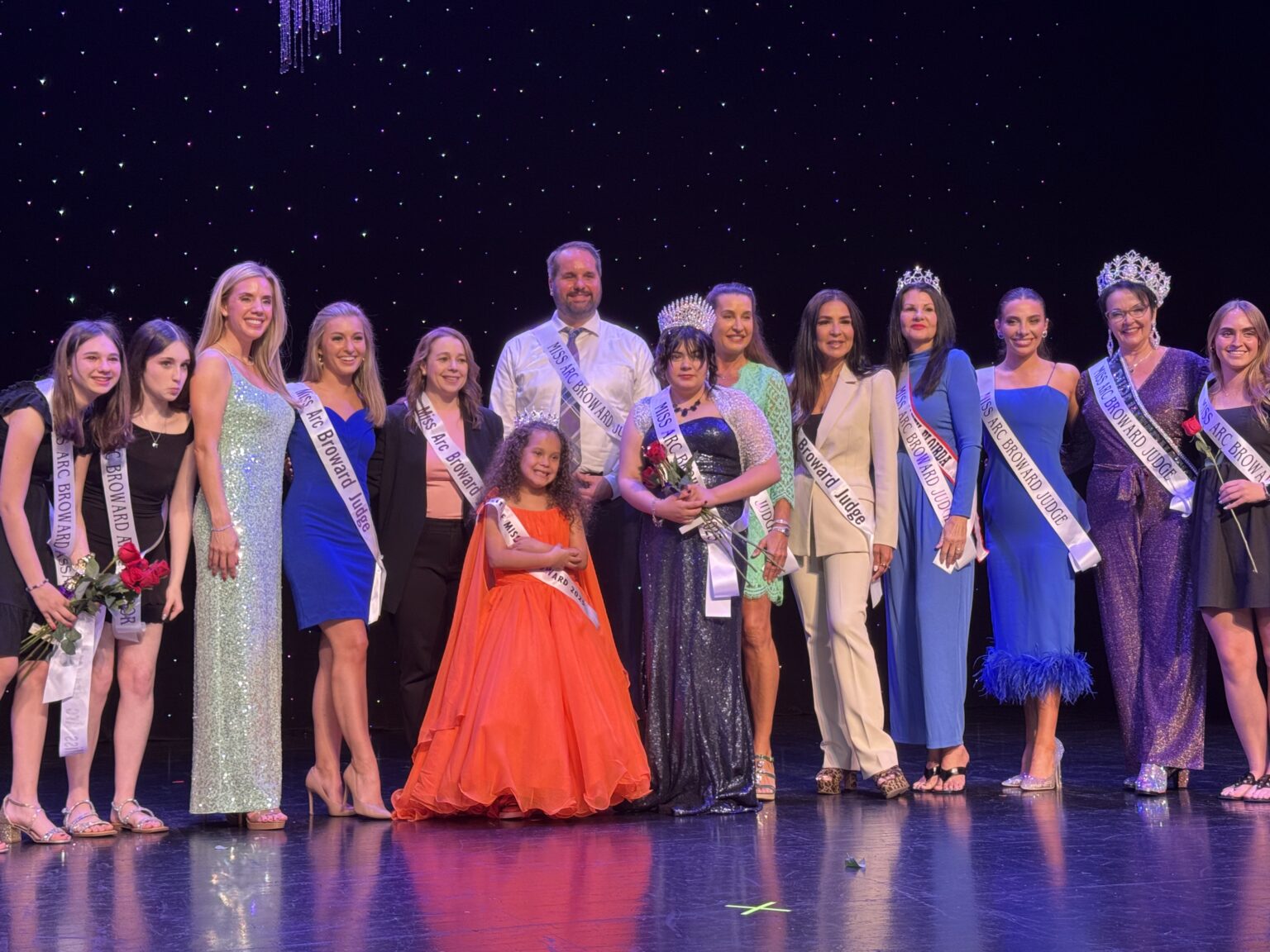 Contestants Shine Bright on Stage During 12th Annual Miss Arc Broward ...