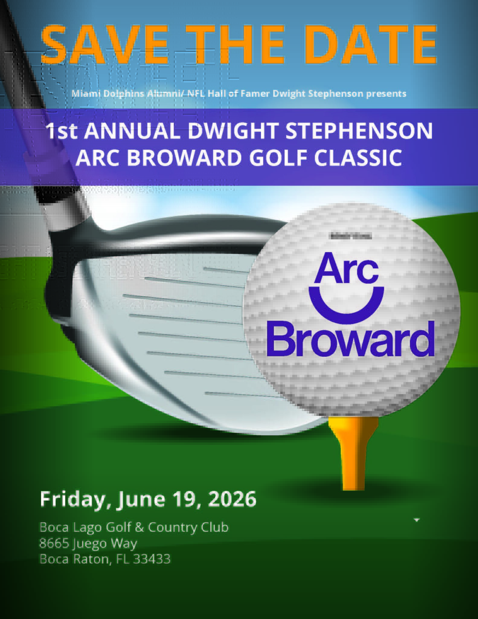 Dwight Stephenson Golf Tournament - Arc Broward